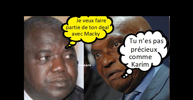 Les "rebelles" du PDS dans une démonstration de...Force