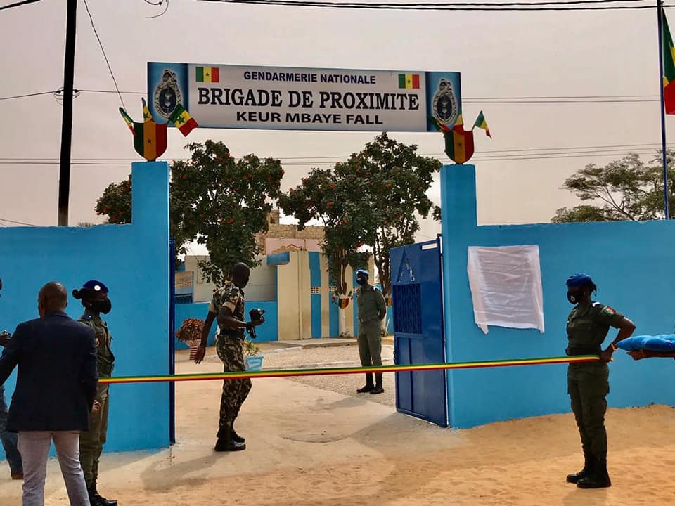 Mbao : Inauguration officielle de la brigade de proximité de Keur Mbaye ...