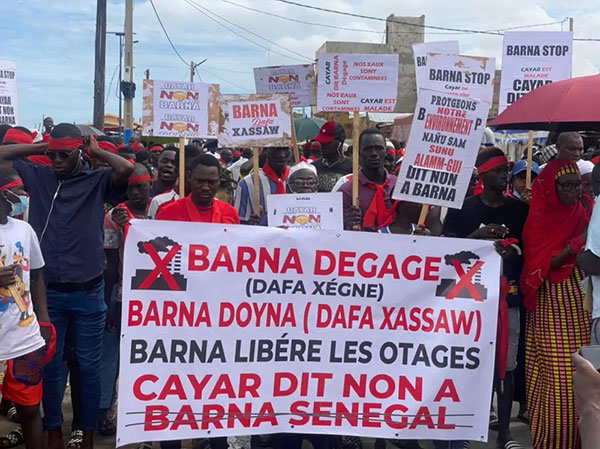 Cayar : Les populations ne veulent plus de l’usine Barna Sénégal - Xibaaru
