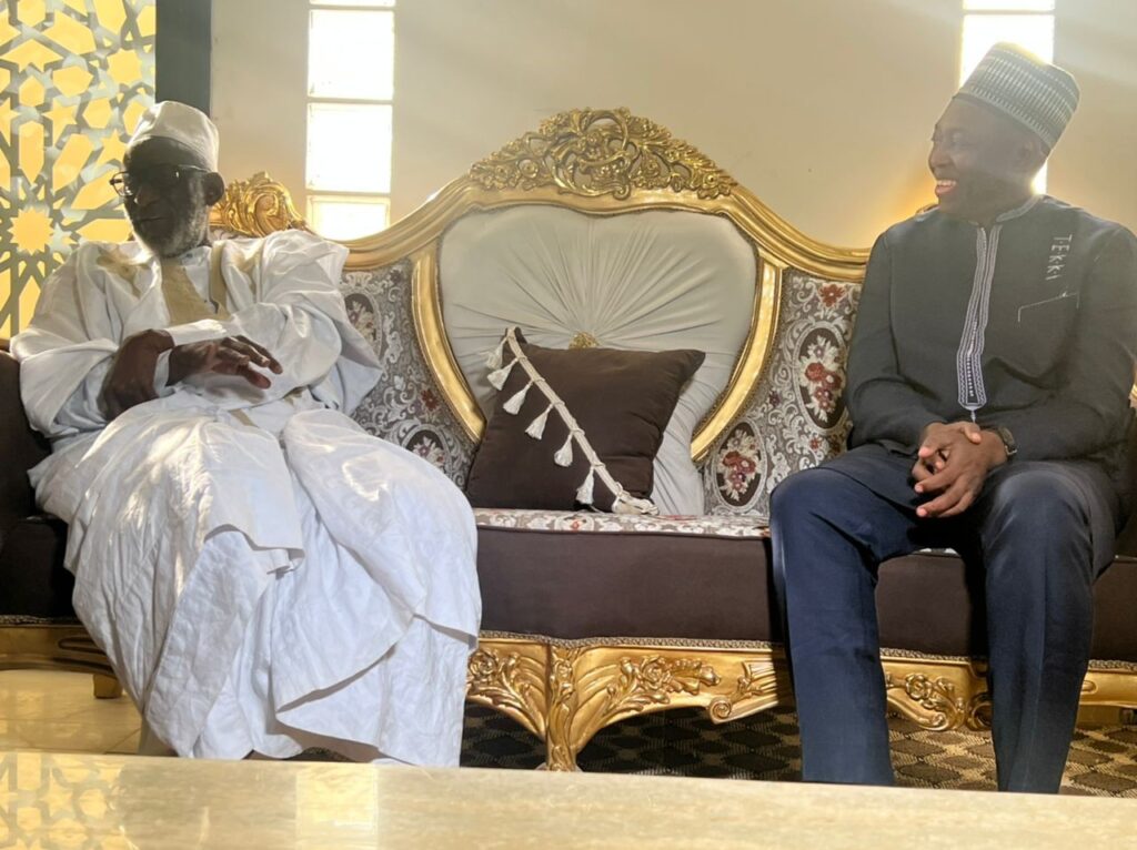 2024...Mamadou Lamine Diallo reçu par Thierno Madani Tall