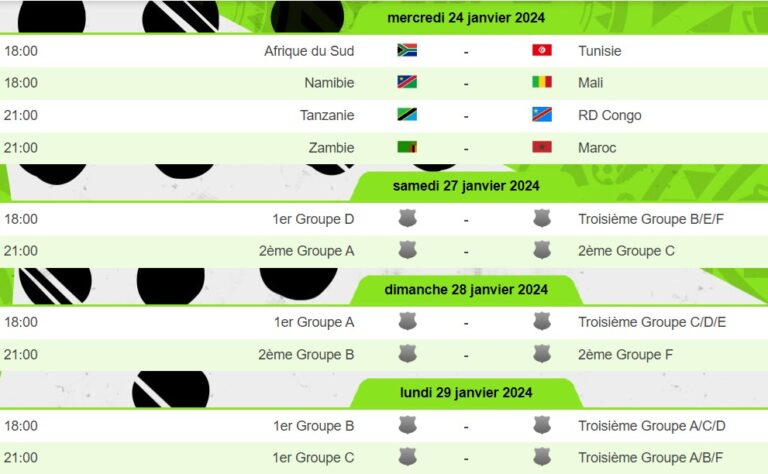 CAN 2025 : Voici le calendrier complet des qualifications (images ...