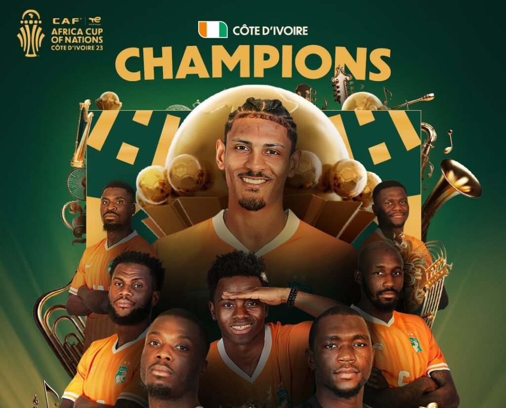 CAN 2023 : La Côte d'Ivoire championne d'Afrique ! - Xibaaru